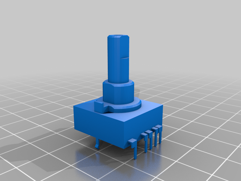 Free 3D file P17179-ND Panasonic EVQ-V9C00116E 16ppr gray encoder 🔌 ・3D ...