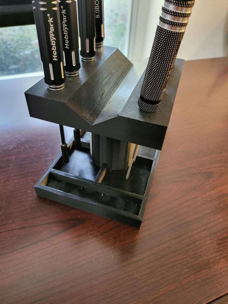 🚁 Jons Swivel RC stand with Shock holder and Screw organizer・Free 3D ...