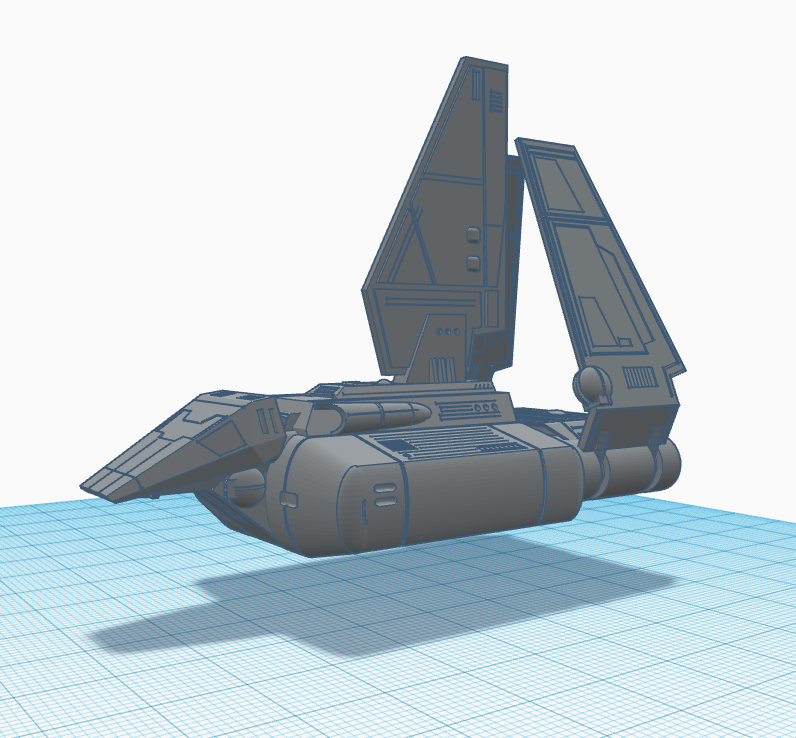 Imperial Sentinel Class Shuttle・Free 3D File for ・Cults