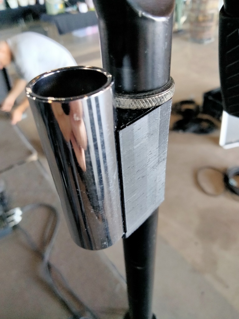 🎸 Guitar Slide Holder for Mic Stand (New Size Added)・ STL File for 3D ...