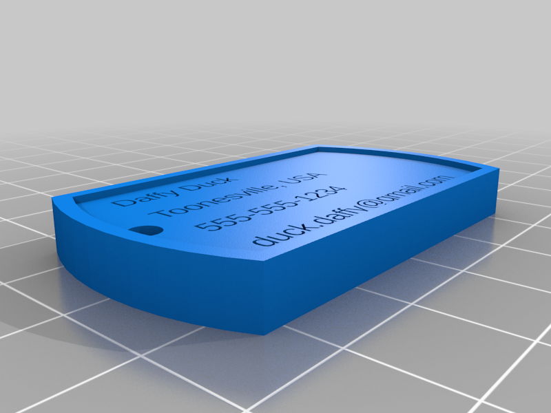Arquivo grátis 3D MIA DOG TAG 🐕 ・design para impressora 3D para ...