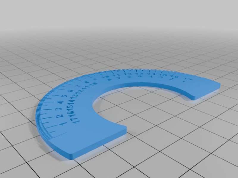 🔩 Eccentric Nut Wrench Protractor・Free 3D File for ・Cults