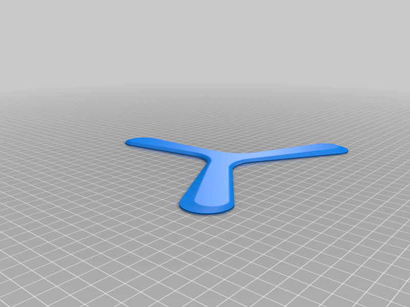 🪃 Retro Boomerang with Wide Wings・Free 3D File for ・Cults