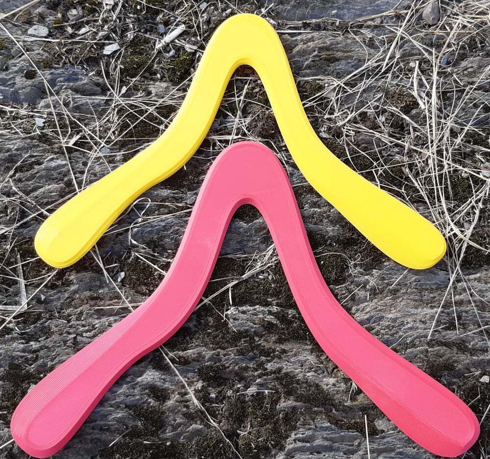 🪃 Boomerang in Blender & Sverchok・3D Print・Cults