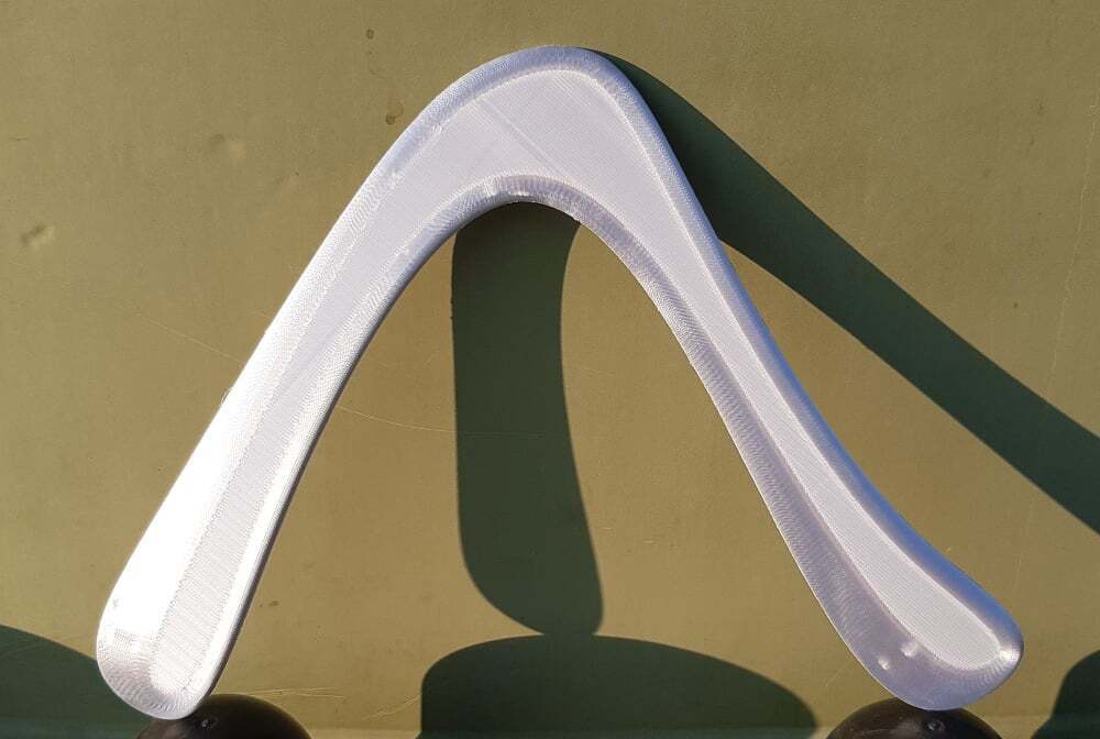 3D printing Hook Shaped Boomerang・Cults