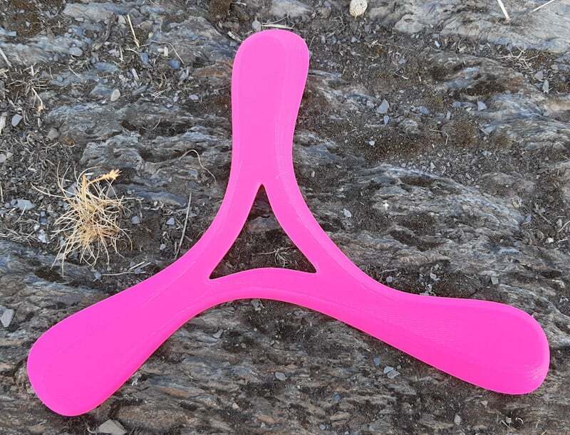 🪃 Slightly Wonky Three Blader Boomerang・3D Print・Cults