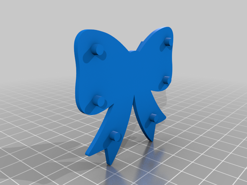 Free 3D file Christmas bows with canes 🎄 ・3D print object to download・Cults