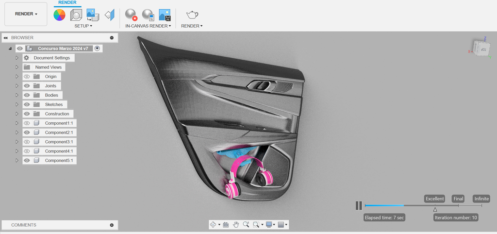 Free 3D file car holder for headphones 🚗 ・Template to download and 3D ...