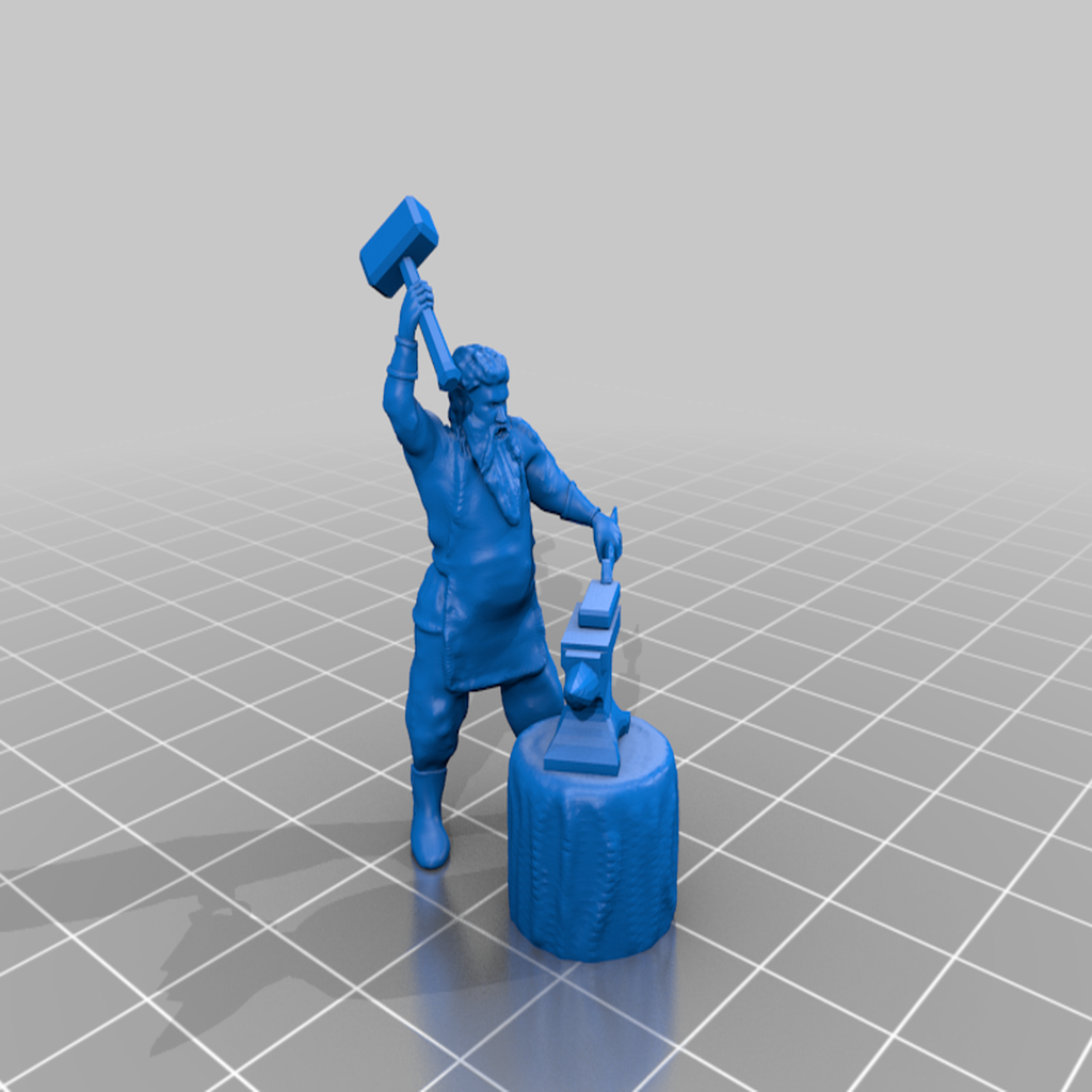 🎲 Villagers - Smithy・Free 3D File for ・Cults