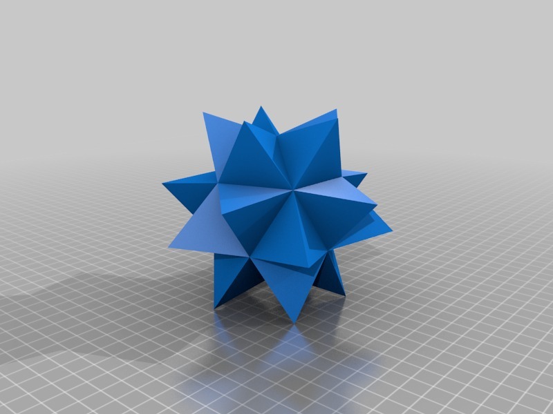 Free 3D file The Star Icosahedron ⭐ ・3D printing design to download・Cults
