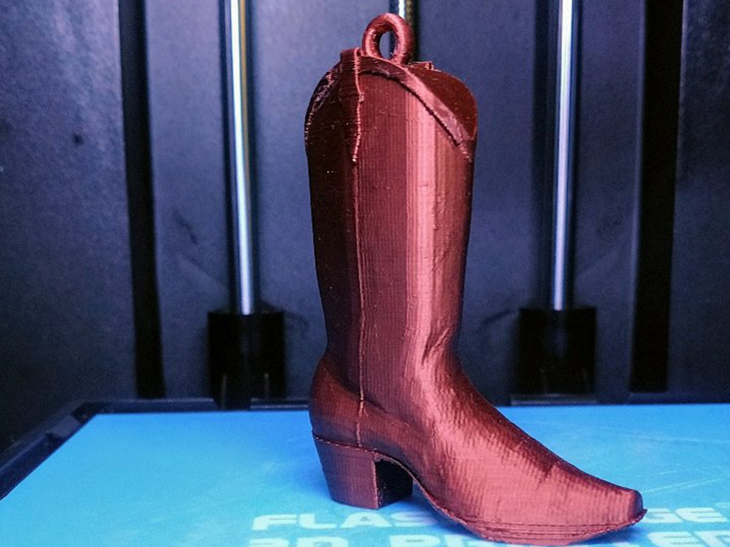 🤠 Cowboy Boot Key Fob・Free 3D File for ・Cults