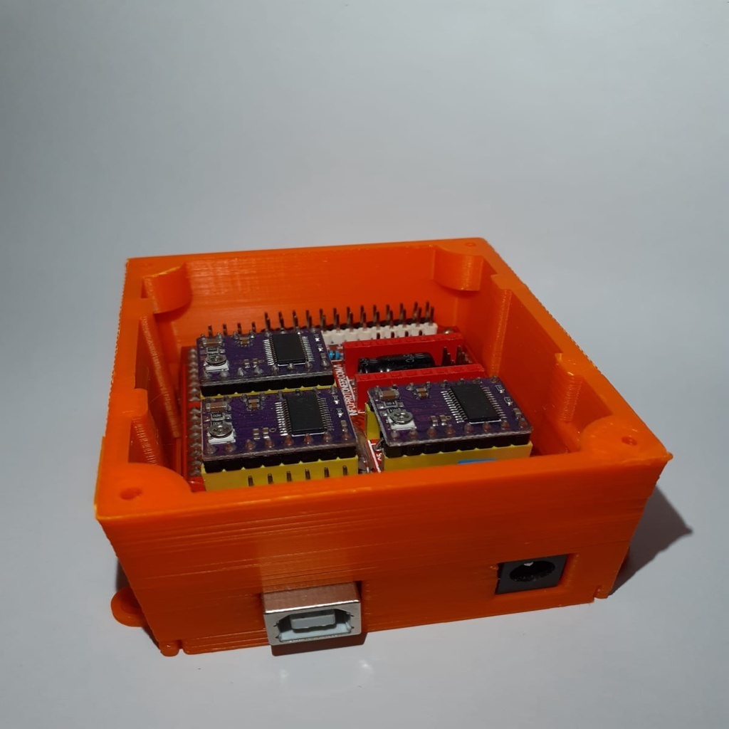 Free 3d File Arduino Uno Cnc Shield Case 🛡️ ・3d Printing Template To