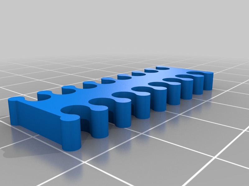 🧷 8 pin cable comb (resized)・Free 3D File for ・Cults