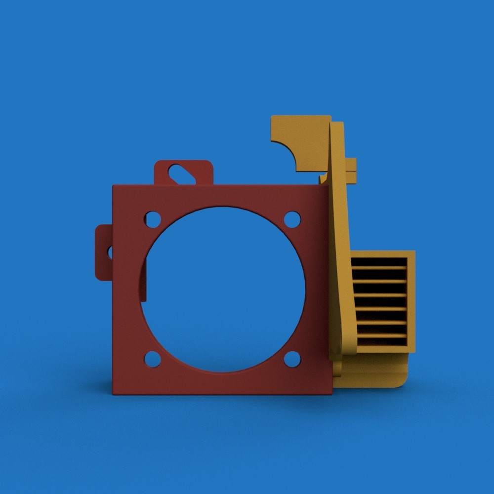 🧞‍♂️ Creality Ender 3 4010/4020/5015 Fan Mount and Duct・Free 3D File for ・Cults