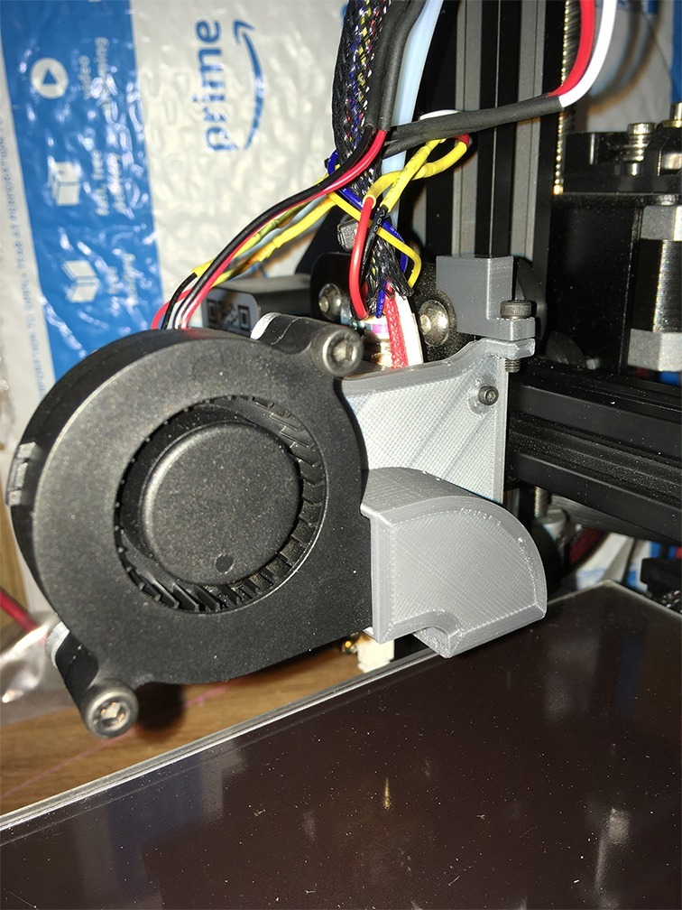 🧞‍♂️ Creality Ender 3 4010/4020/5015 Fan Mount and Duct・Free 3D File for ・Cults