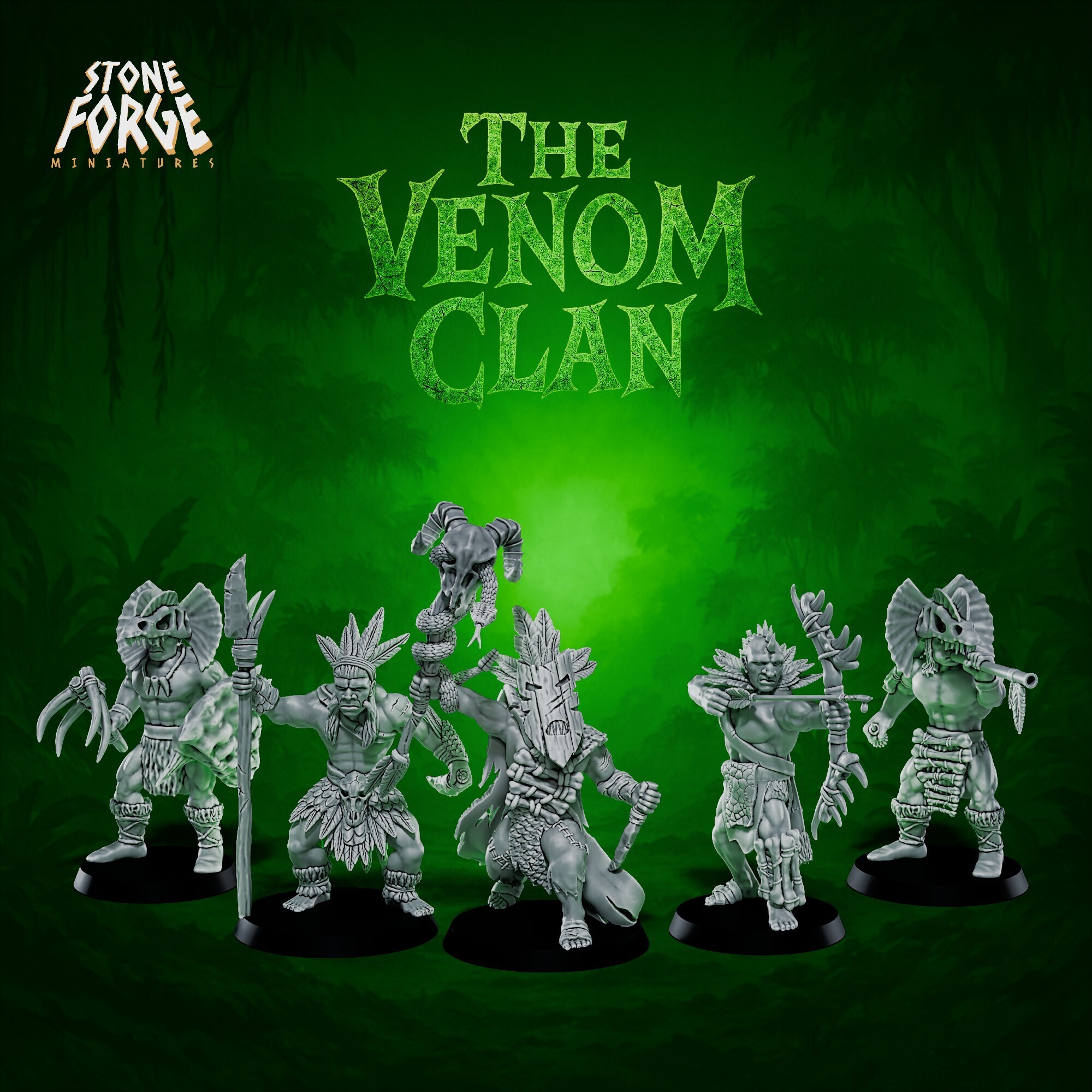 🎲 Reapers of the Venom Clan・ STL File for 3D printing・Cults