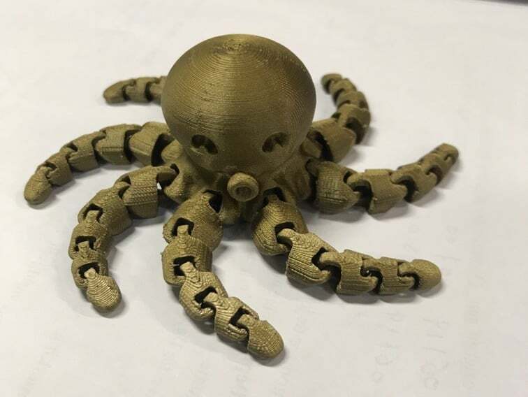 3D printable Cute Mini Octopus・Cults
