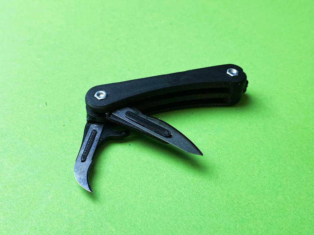 🔪 Pocket scalpel knife | folding scalpel knife | (v.2 - for two blades ...