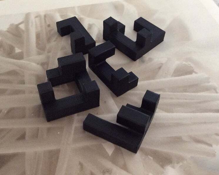 3D printed Printable Interlocking Puzzle #2・Cults