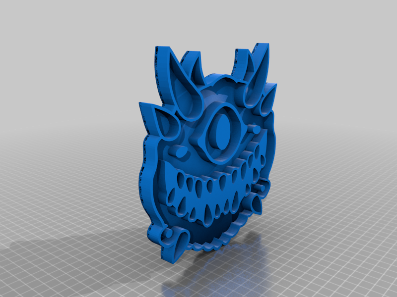 Free 3d File Cacodemon Cookie Cutter 🍪・template To Download And 3d