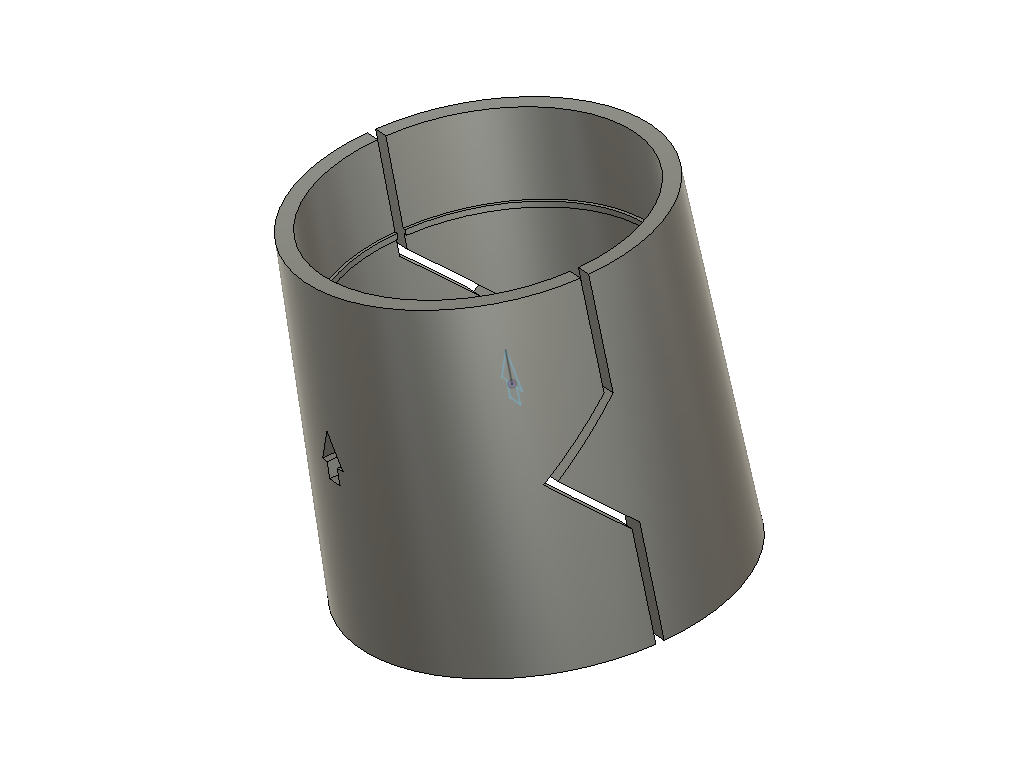 Free 3D file 1-1/2 Inch diameter Split Sleeve Shelf Bracket 🍽️・Model to ...