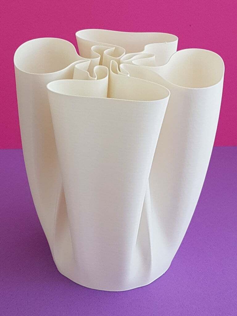 3D printed Cloth Vase・Cults