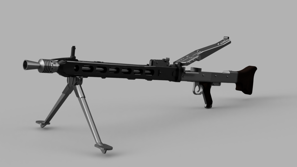 🔫 Real Size 1:1 Display MG42.・ STL File for 3D printing・Cults