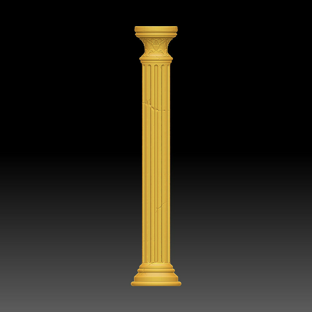 Free 3D file Greek Column Pillar 🏛️ ・Object to download and to 3D print ...