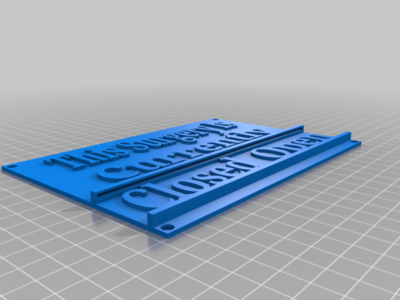 Free 3D file Closed Sign For Surgery Or Business 🩺 ・3D printer design ...