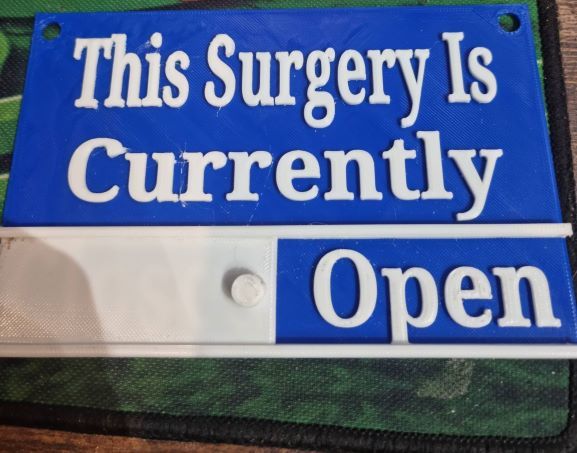 Free 3D file Closed Sign For Surgery Or Business 🩺 ・3D printer design ...