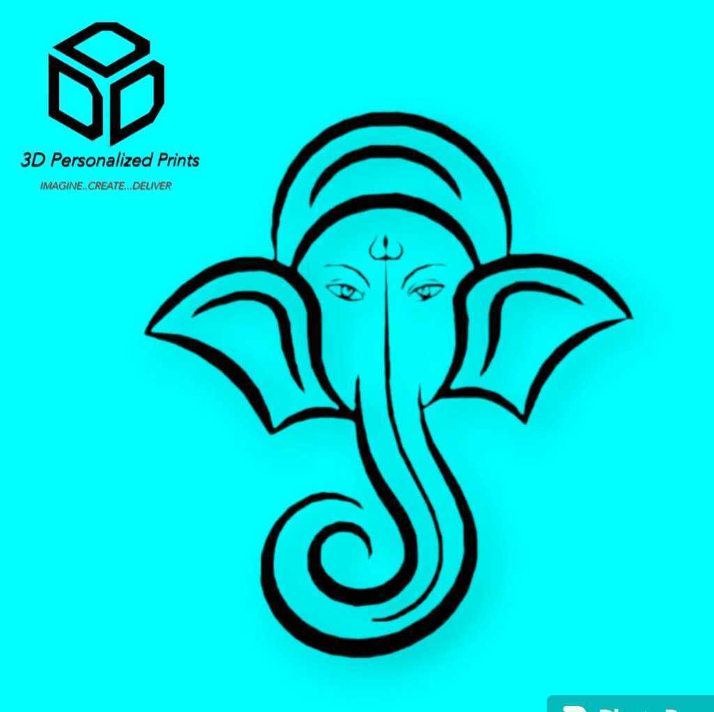 Fichier 3D gratuit GANESHA : ART MURAL 2D 🎨 ・Plan à télécharger et à ...