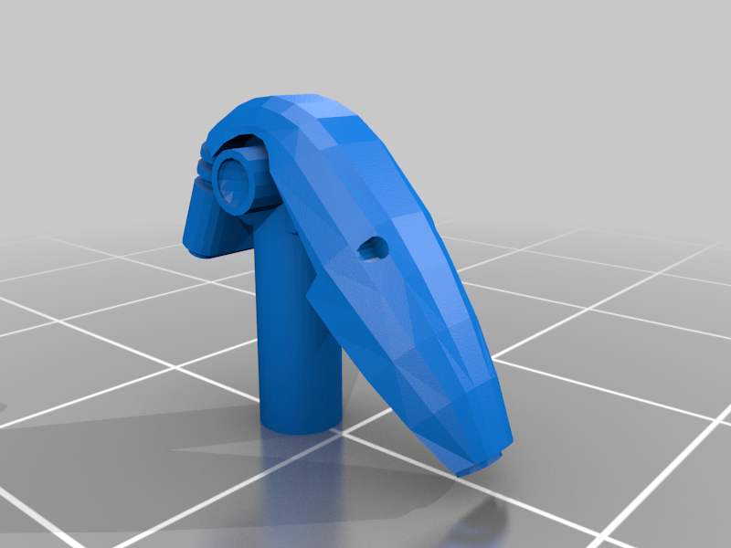 🧱 Brick RO-GR Battle Droid Head (the Freemaker Adventures)・Free 3D File ...