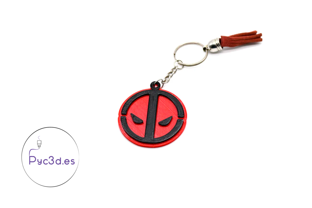 Free STL file DEADPOOL KEYCHAIN 🗝️ (GCODE)・3D printing template to ...