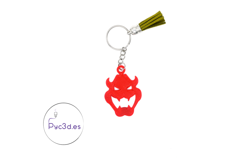🐢 BOWSER MARIO BROS KEYCHAIN・Free STL File for ・Cults