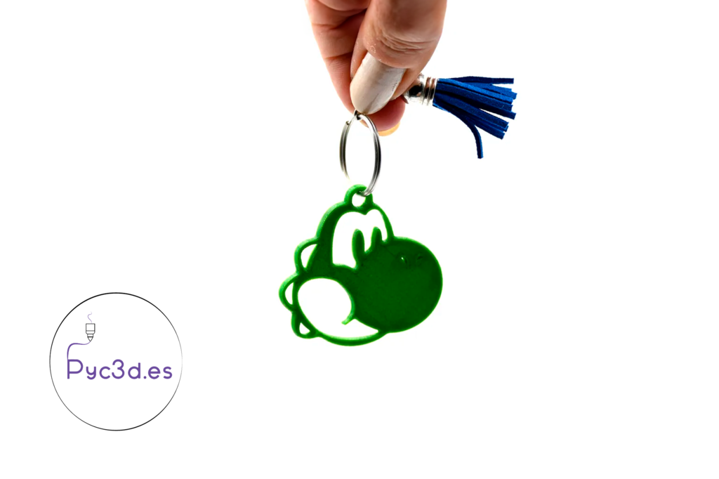 🗝️ YOSHI KEYCHAIN・Free STL File for ・Cults
