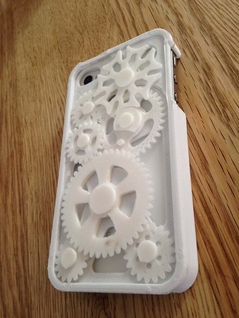 3D printing Improved! iPhone Gear Case with Geneva Mechanism・Cults