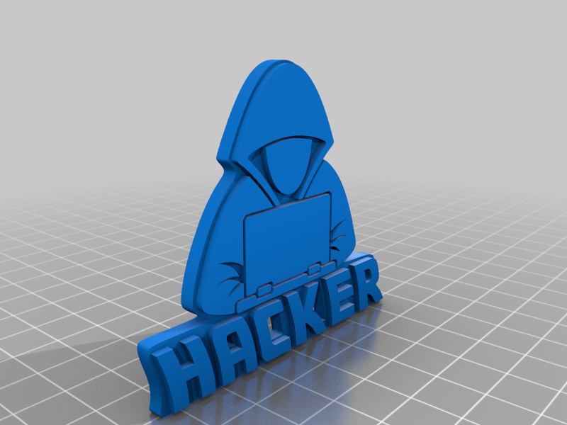 Free STL file Hacker 🏠 ・3D printable object to download・Cults
