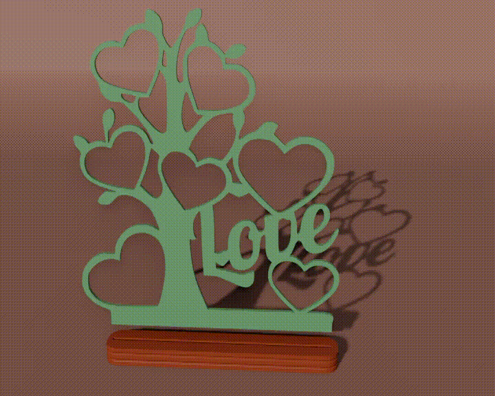 🌳 Lover tree・Arquivo 3D Grátis para ・Cults