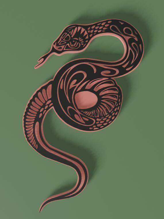Free 3D file light snake 🐍・3D printing design to download・Cults