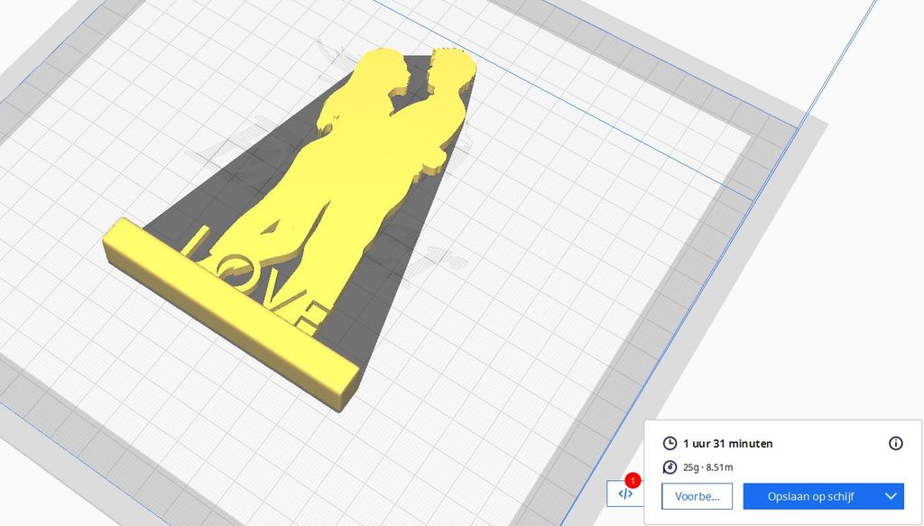 Free STL file love couple ️‍🔥 ・3D printing design to download・Cults