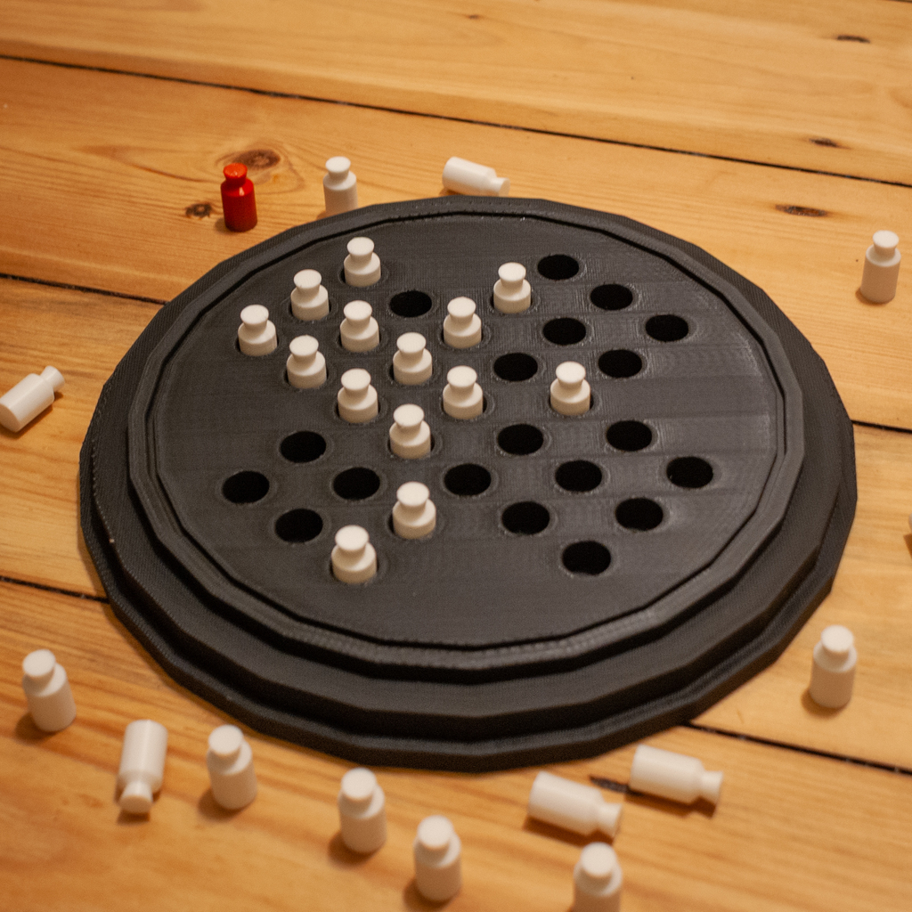 🎲 Peg Solitaire・Free 3D File for ・Cults
