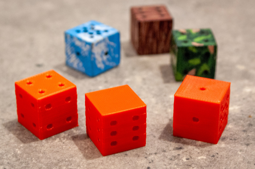 🎲 Three Game Theory Dice・Free 3D File for ・Cults