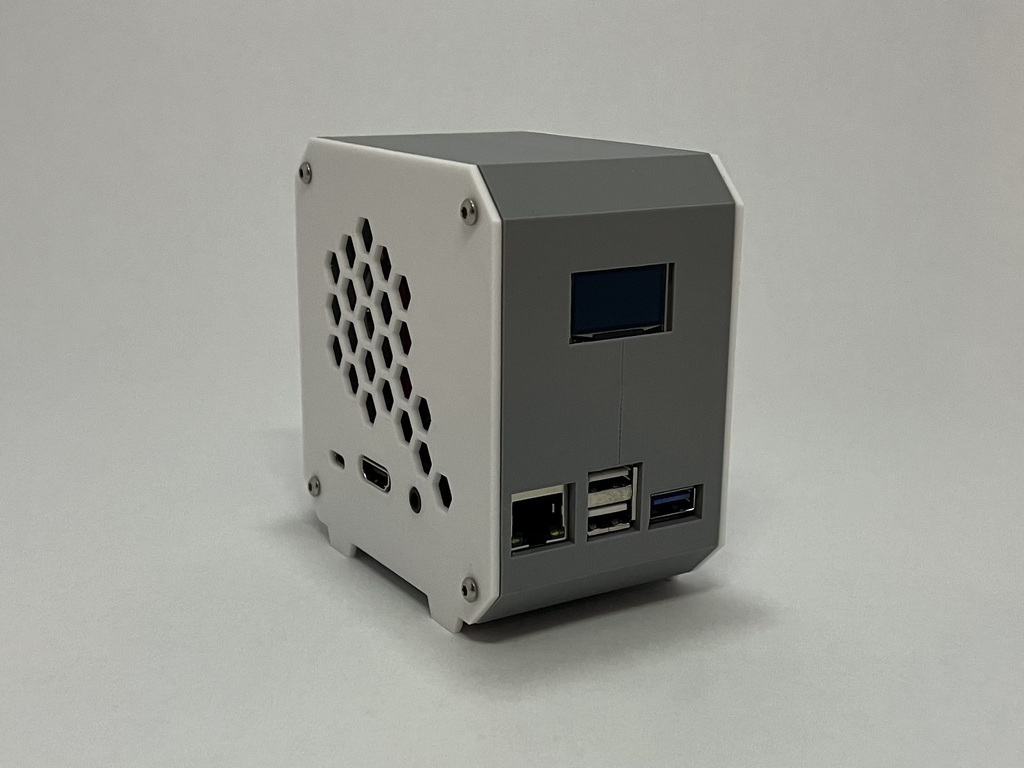 Free 3D file ROC-RK3328-CC (Renegade) Mini PC Case With OLED Stats Display 📈 ・3D printable ...