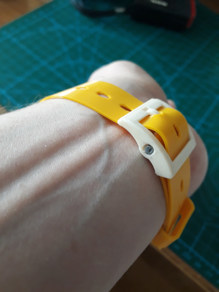 ⌚ 20 mm watch strap and buckle・Free 3D File for ・Cults