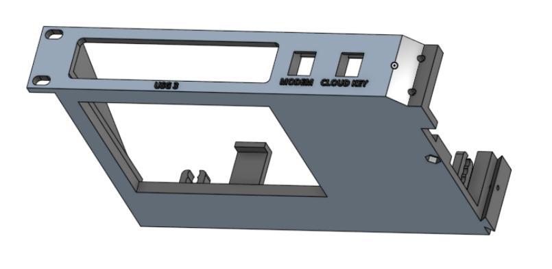Free STL file 1U unifi Rack for USG3 and Cloudkey 2Gen 🧞‍♂️・3D ...