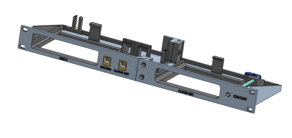 Free STL file 1U unifi Rack for USG3 and Cloudkey 2Gen 🧞‍♂️・3D ...