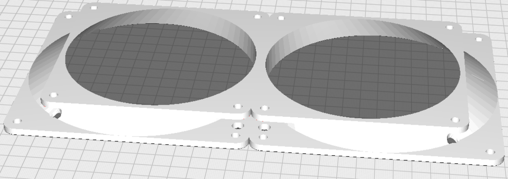 🖥️ Offset 120mm to 140mm fan adaptor・Free 3D File for ・Cults
