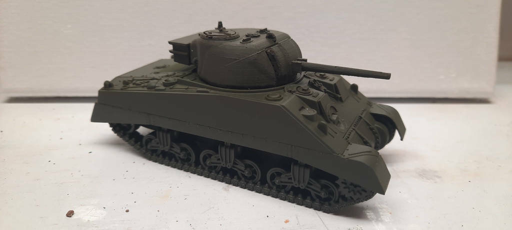 🎲 M4A4 Sherman V Turret 1:56 scale (28mm)・Free 3D File for ・Cults