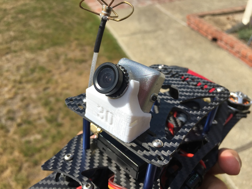 Free 3D file 30 degree mount for Run Cam SKY 650tvl camera 🏃・3D printer ...