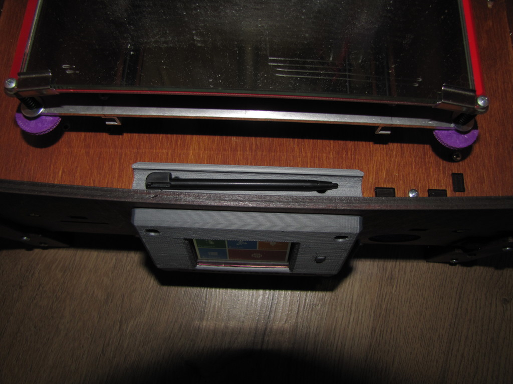 🖼️ JZ-TS24-2 touch screen + stilys mounts on UM2 frame・Free 3D File for ...